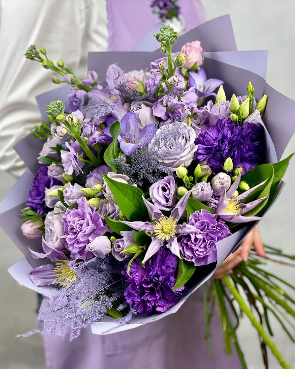 Lilac mix Bouquet order flowers istanbul Turkiye - Turkey Flowers Shop